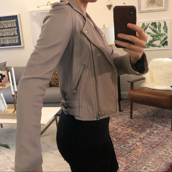 IRO | Jackets & Coats | Iro Lavender Leather Jacket | Poshmark